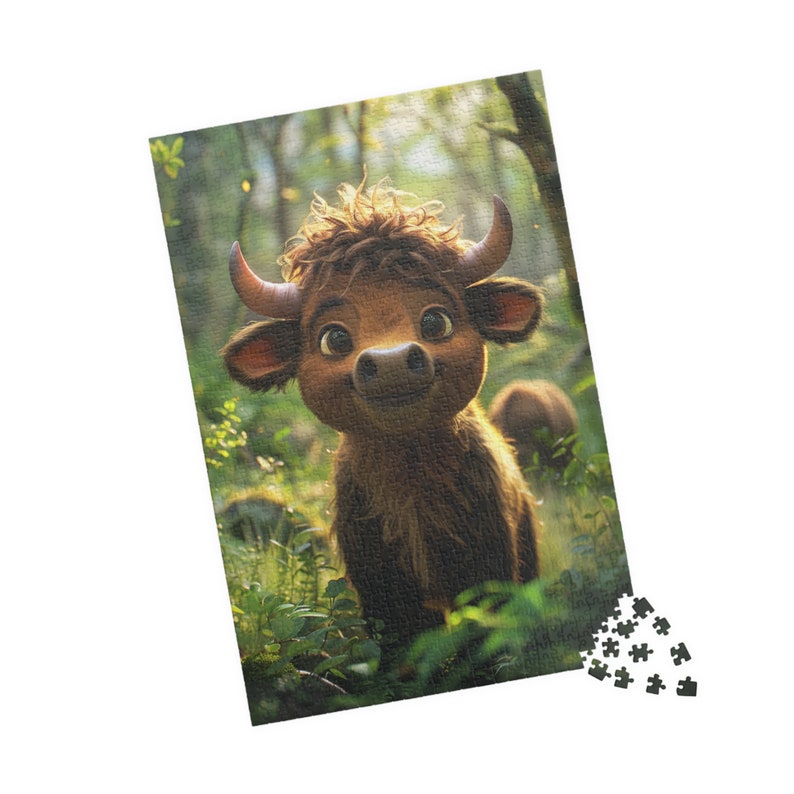 Charger the Baby Ox - 1014-piece Jigsaw Puzzle, Indoor Fun, Perfect for ...