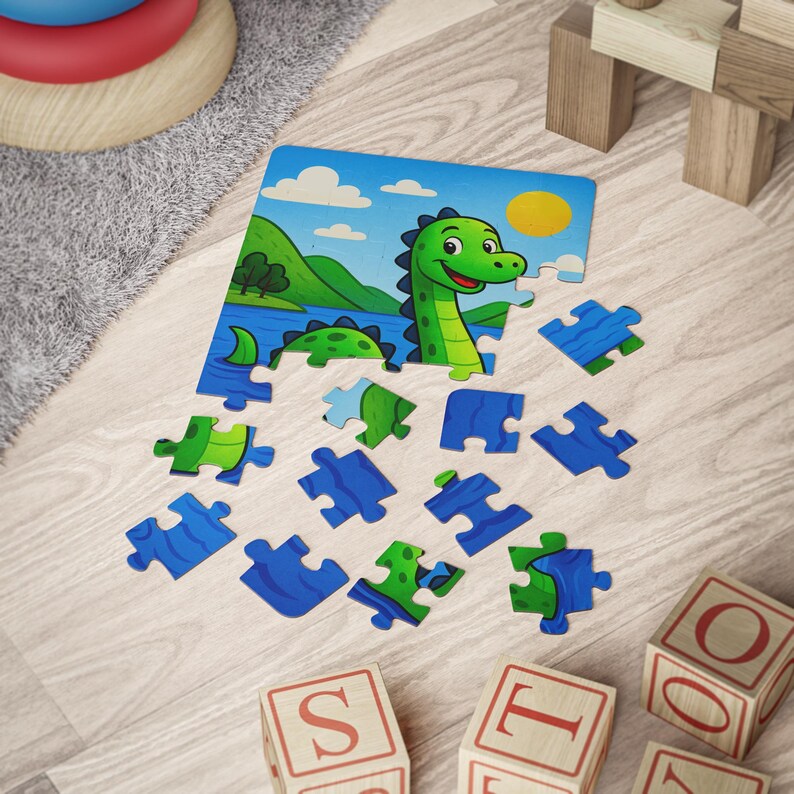 The Loch Ness Monster - 30-piece Jigsaw Puzzle, Fun Indoor Activity ...