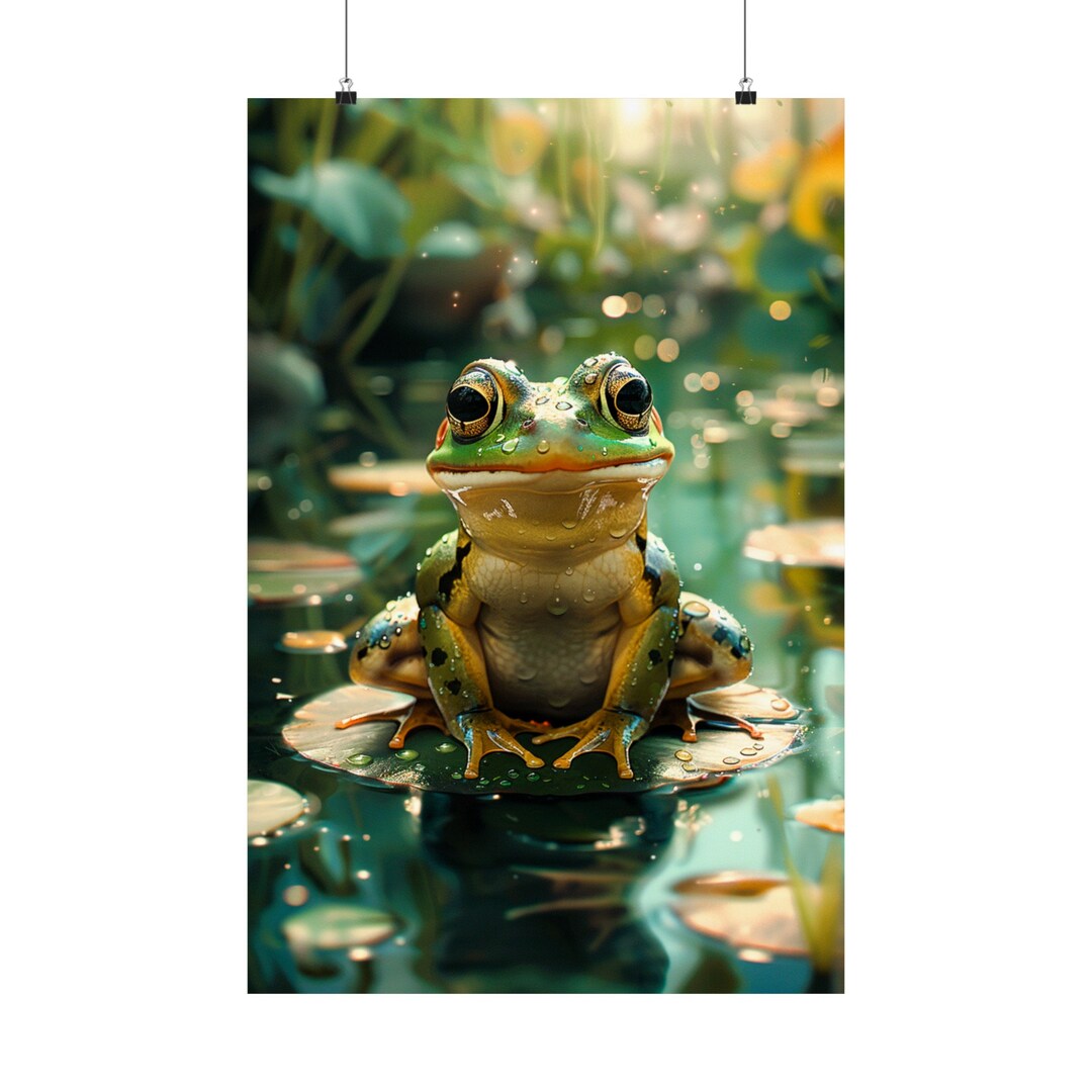 Hopscotch the Frog Physical Print Many Sizes Stunning Premium Poster ...