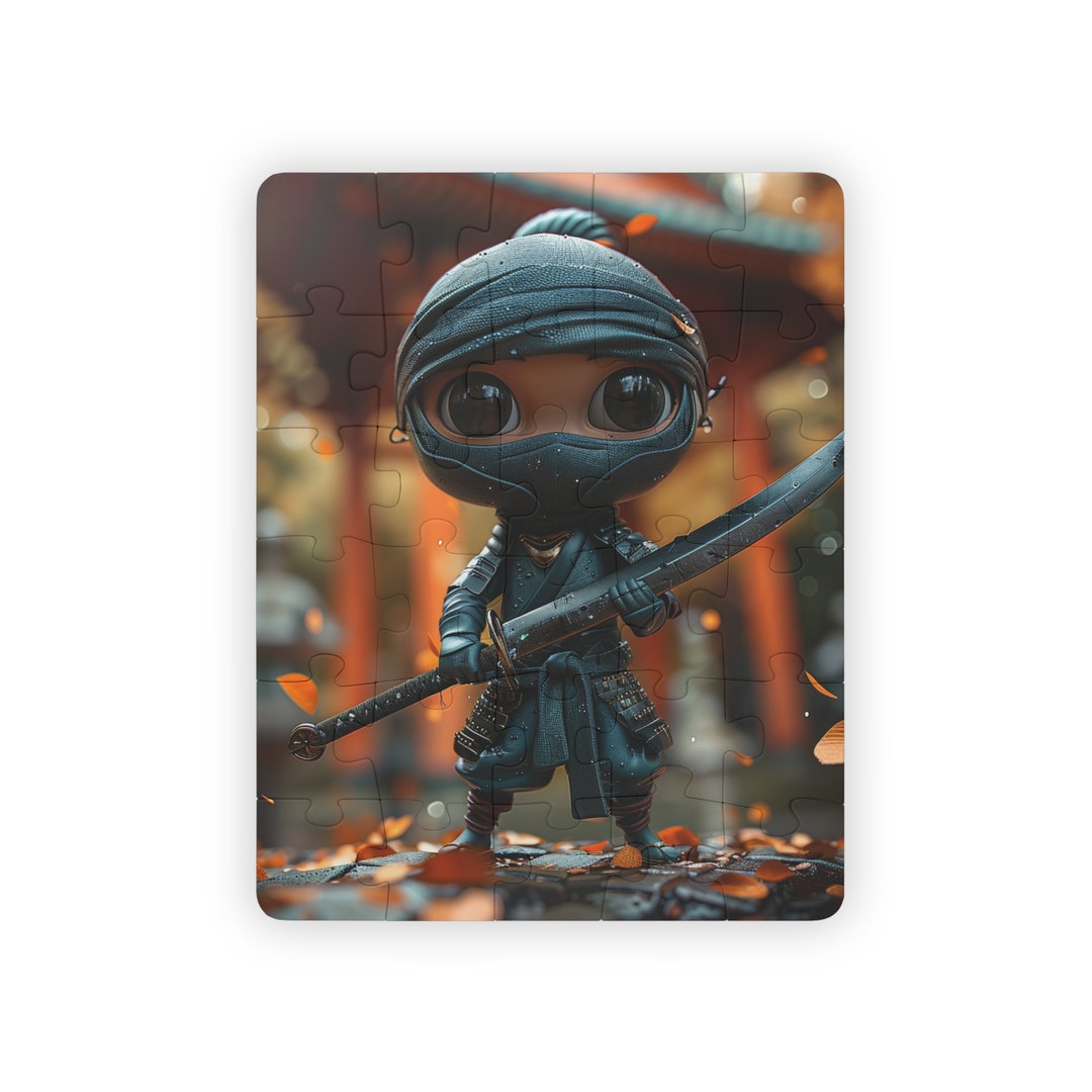 Cute Shadows the Ninja - 30-piece Kids Jigsaw Puzzle, Fun Indoor ...