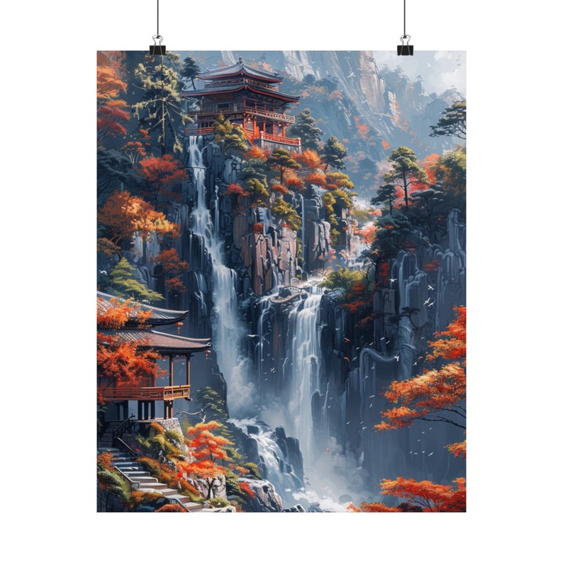 Japanese Landscape - Physical Print Many Sizes - Stunning Premium ...