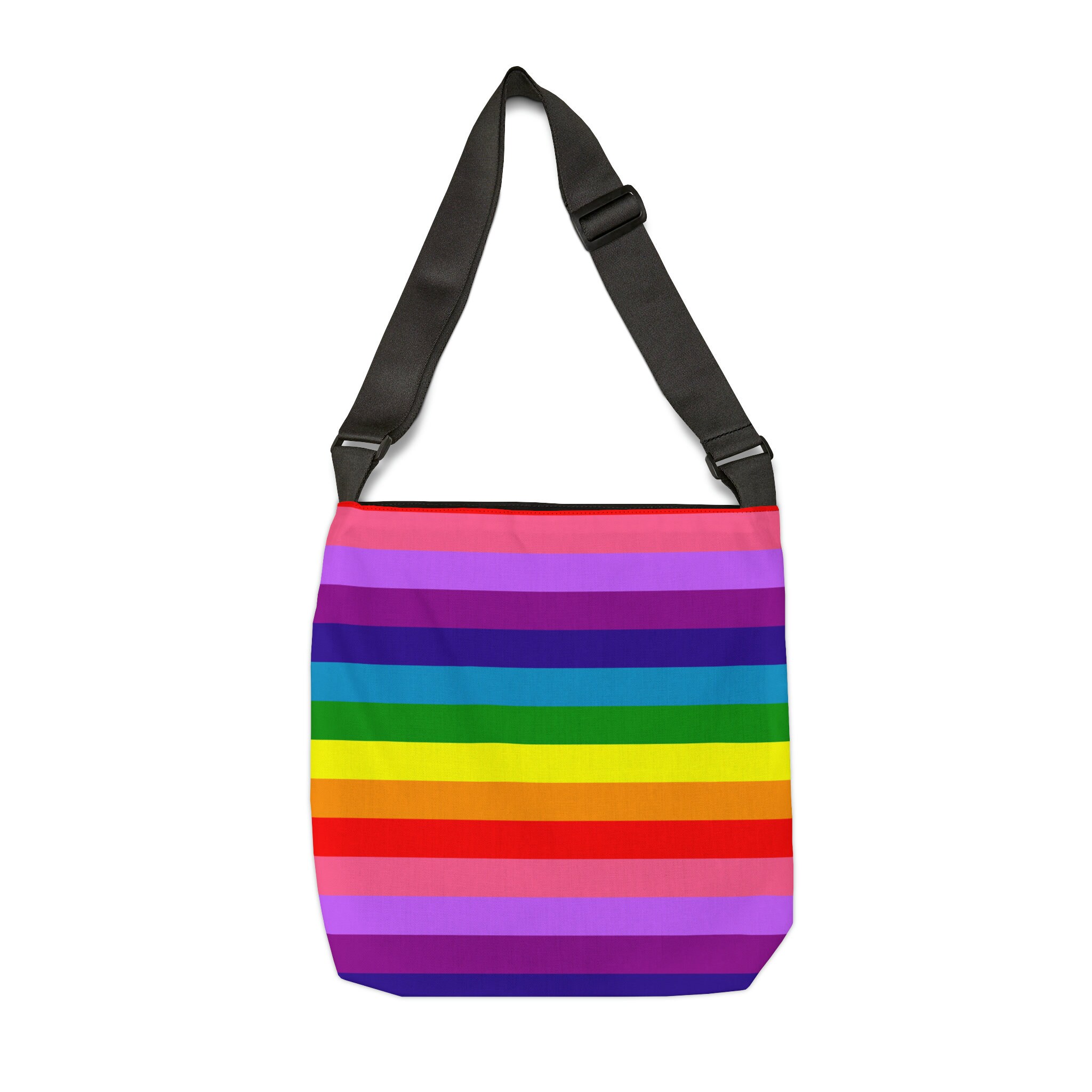 Tote Bag Pride Flag Print Rainbow Flag Print: Stylish Adjustable ...