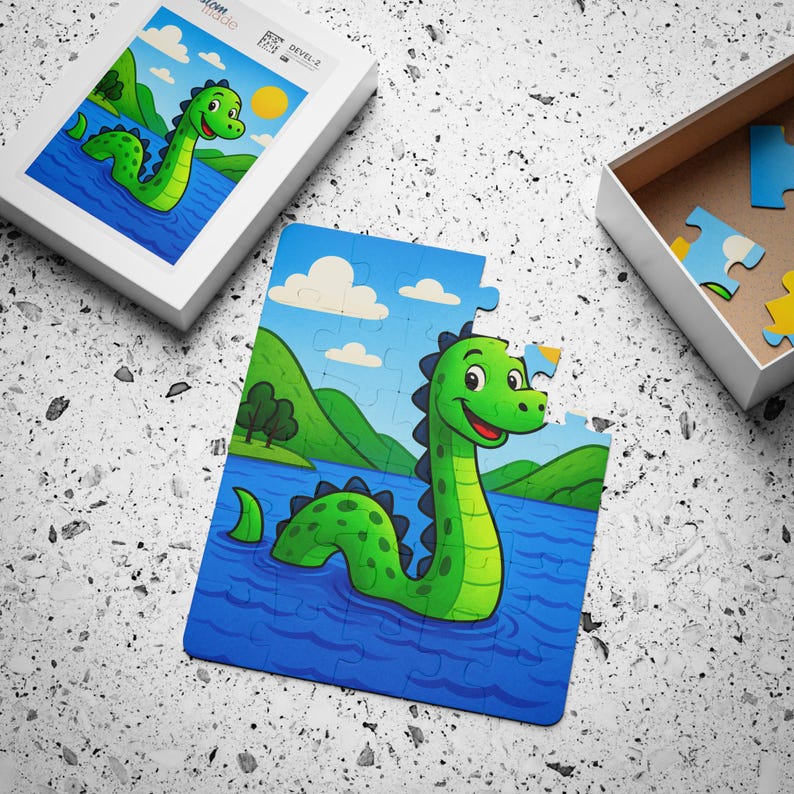 The Loch Ness Monster - 30-piece Jigsaw Puzzle, Fun Indoor Activity ...
