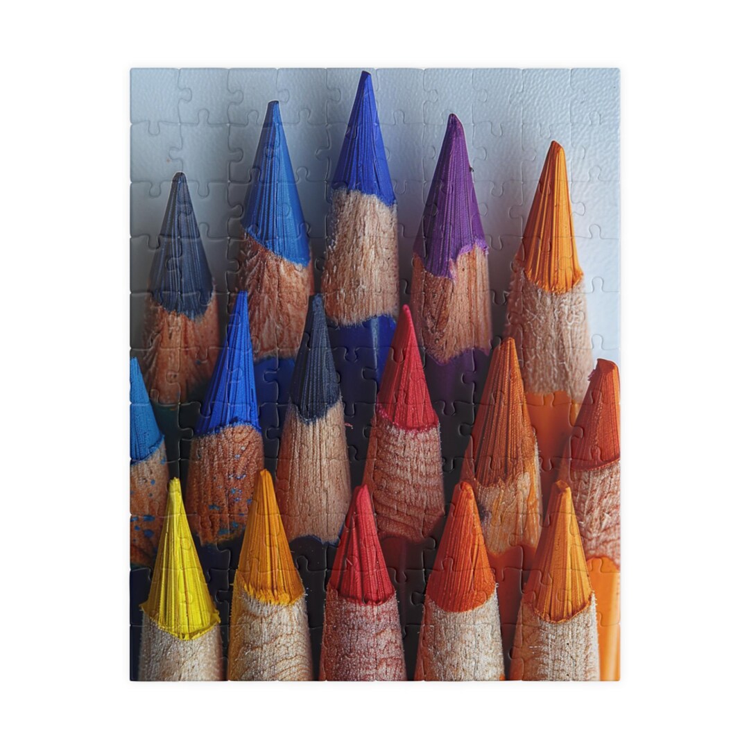 Color Pencils - Premium Puzzle Available in 110, 252, or 520 Pieces for ...