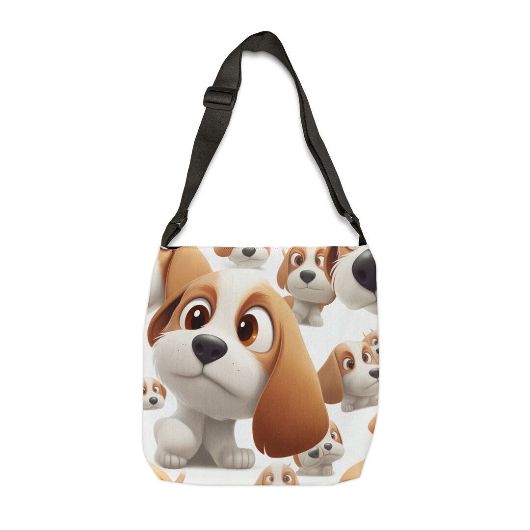 Tote Bag Cutest Animated Beagle: Stylish and Adjustable Premium Bag ...