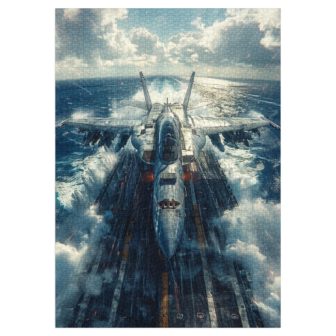 Fighter Jet - 2000 Piece Jigsaw Puzzle, Perfect for Puzzle Lovers ...