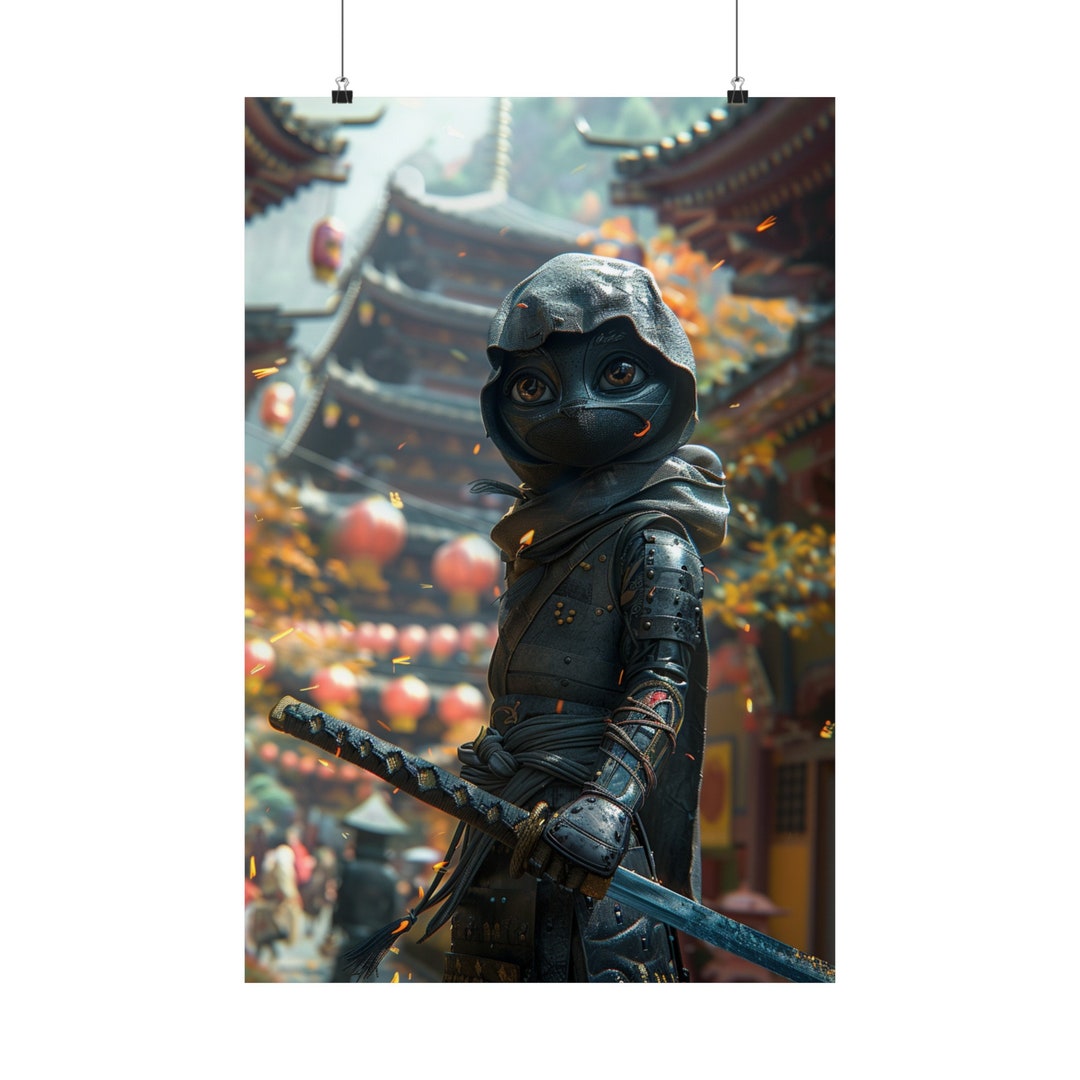 Mystic Blade the Ninja - Physical Print Many Sizes - Stunning Premium ...