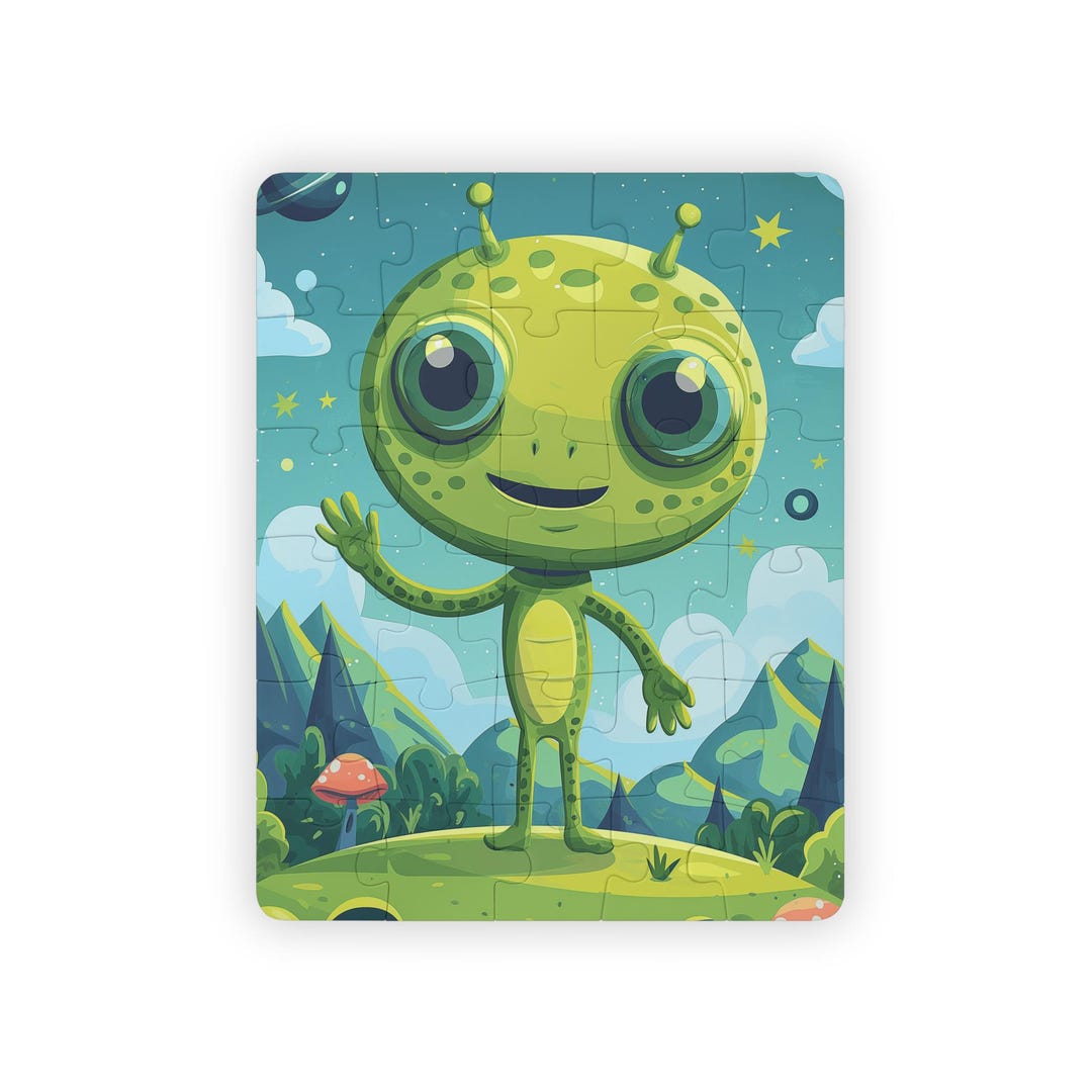 Glooby the Alien - 30-piece Kids Jigsaw Puzzle, Fun Indoor Activity ...