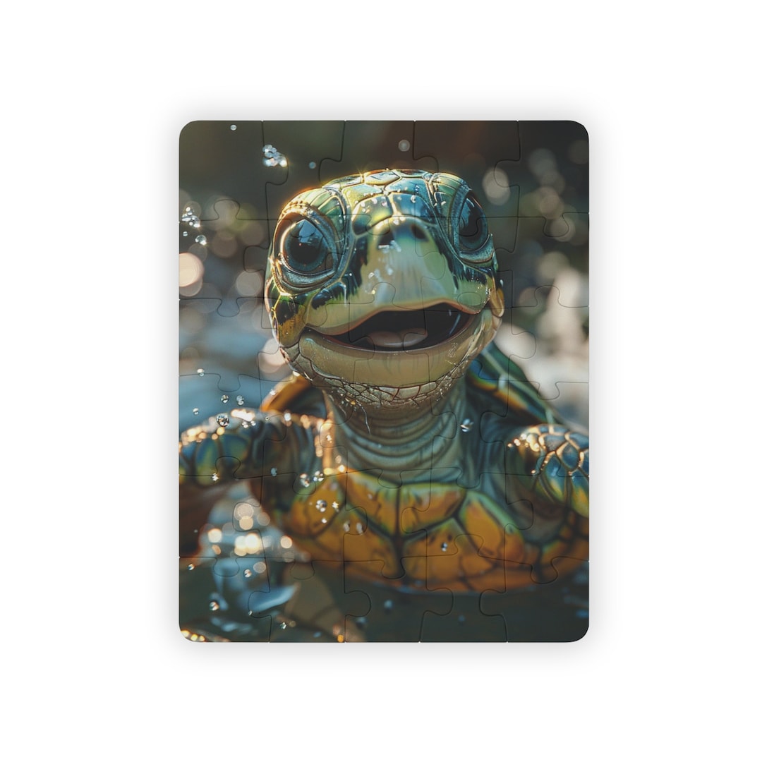 Tom the Turtle - 30-piece Jigsaw Puzzle, Fun Indoor Activity, Perfect ...