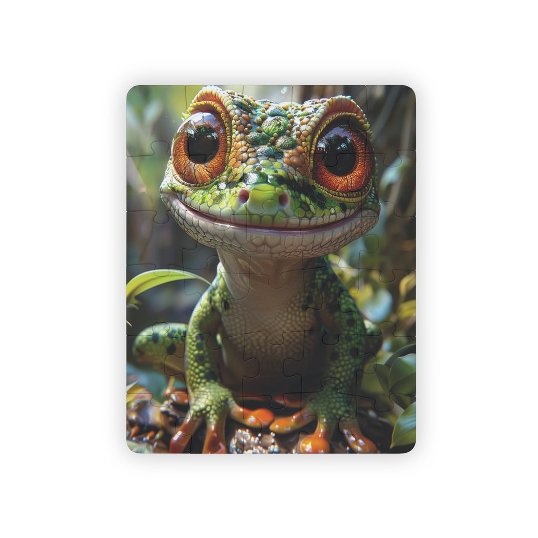 Garry the Gecko - 30-piece Kids Jigsaw Puzzle, Fun Indoor Activity ...