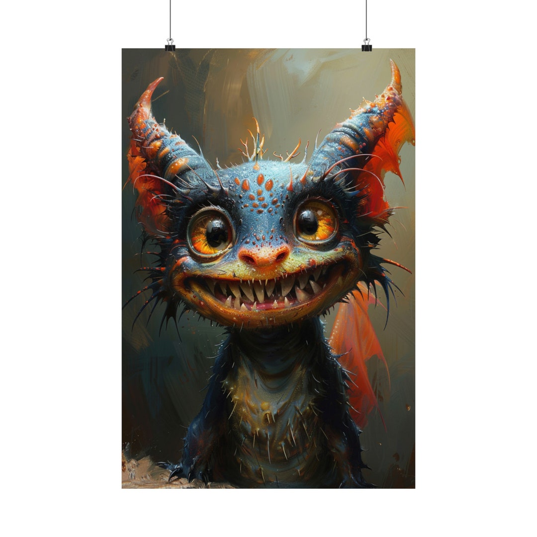 Cheeky Devil - Physical Print Many Sizes - Stunning Premium Poster ...