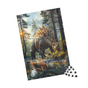 Dinosaur Stegosaurus - 1014-piece Jigsaw Puzzle, Indoor Fun, Perfect ...