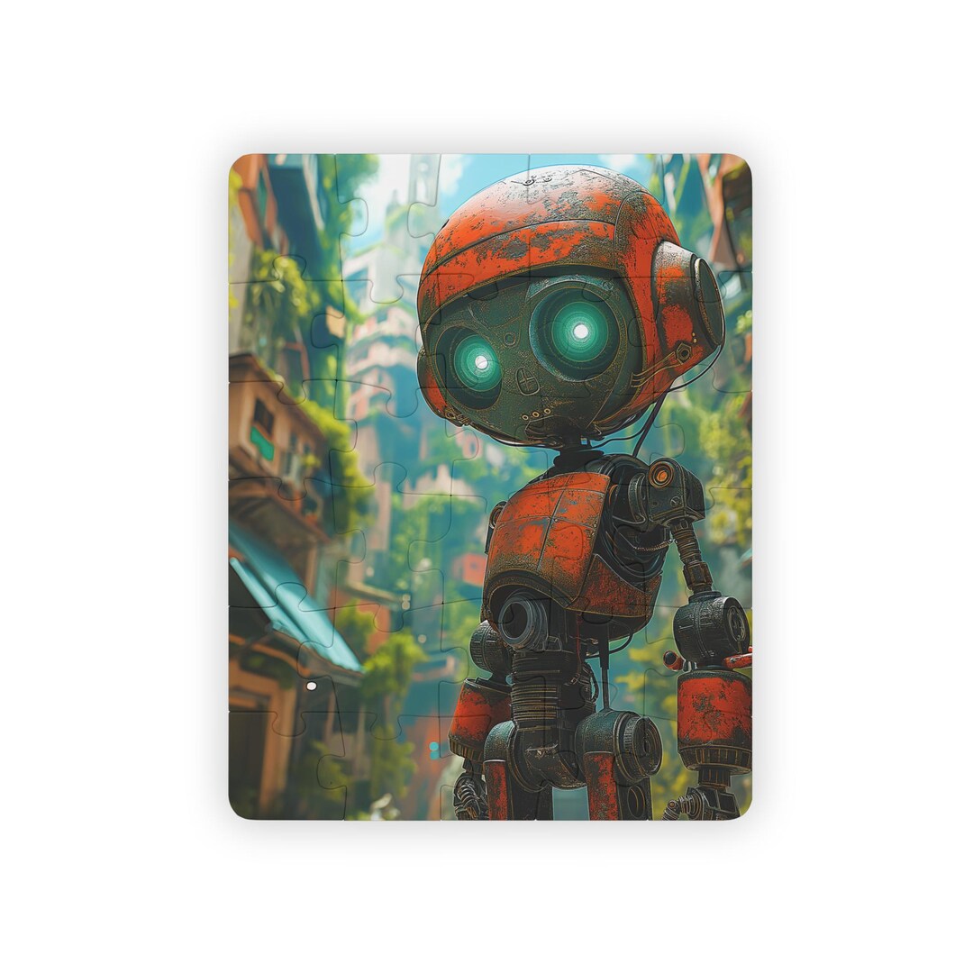 Robbie the Robot - 30-piece Kids Jigsaw Puzzle, Fun Indoor Activity ...