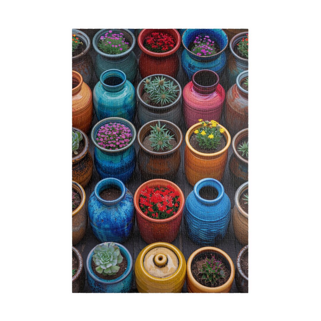 Pot Planters - 1014-piece Jigsaw Puzzle, Indoor Fun, Perfect for Puzzle ...