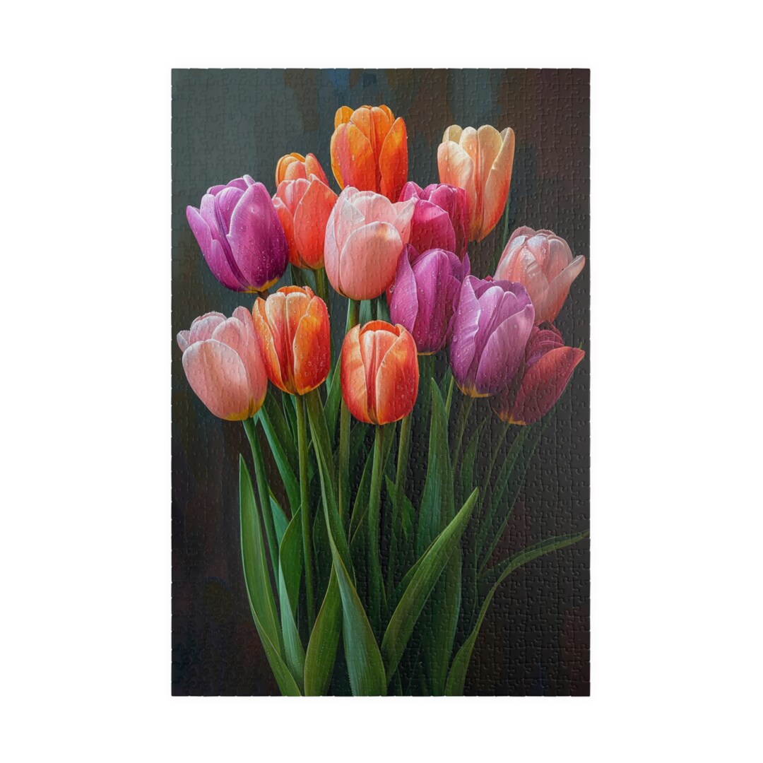 Stunning Tulips - 1014-piece Jigsaw Puzzle, Indoor Fun, Perfect for ...