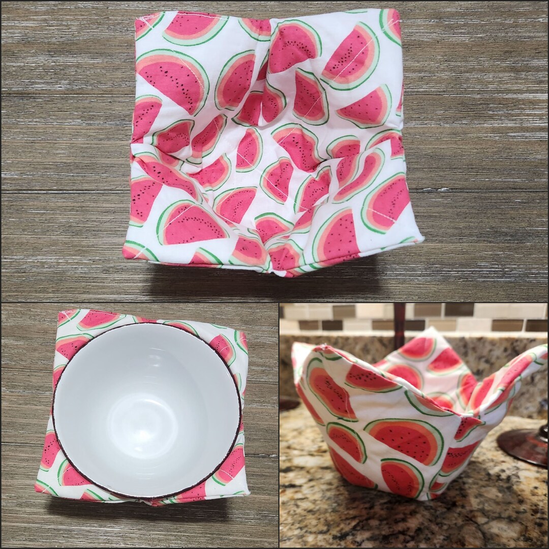 Reversible Microwaveable Bowl Cozy Pot Holder - Etsy