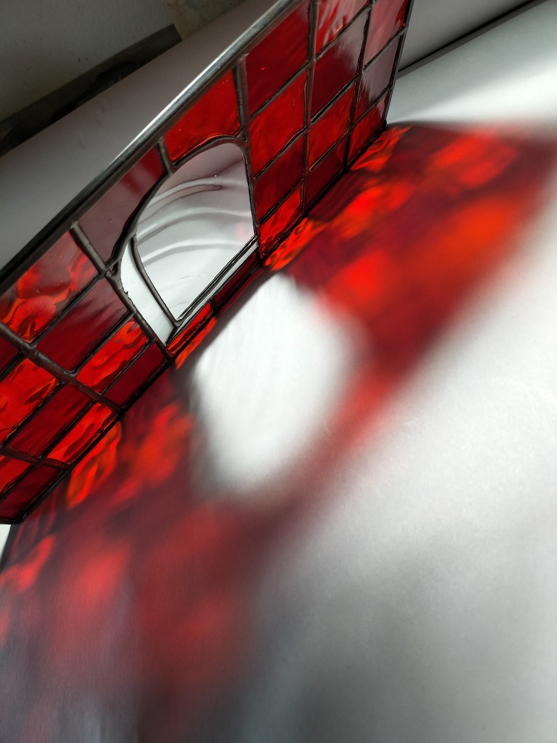 Stained Glass Checkered Portal - Etsy