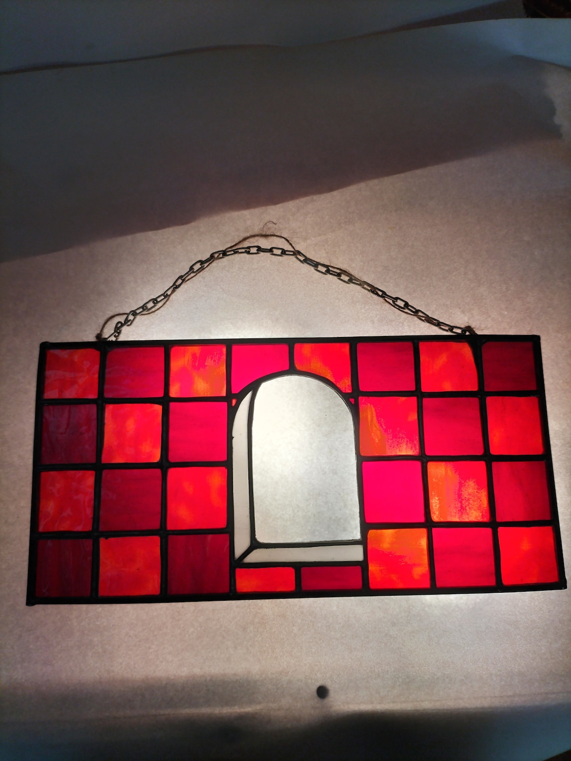 Stained Glass Checkered Portal - Etsy