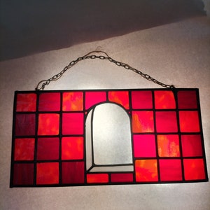 Stained Glass Checkered Portal - Etsy