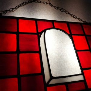 Stained Glass Checkered Portal - Etsy