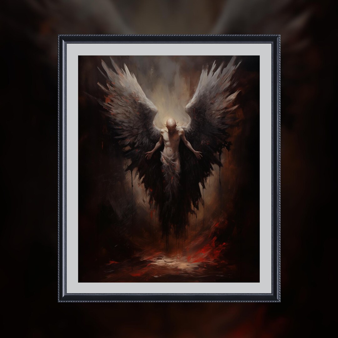 The Archangel || Art Poster Print - Etsy