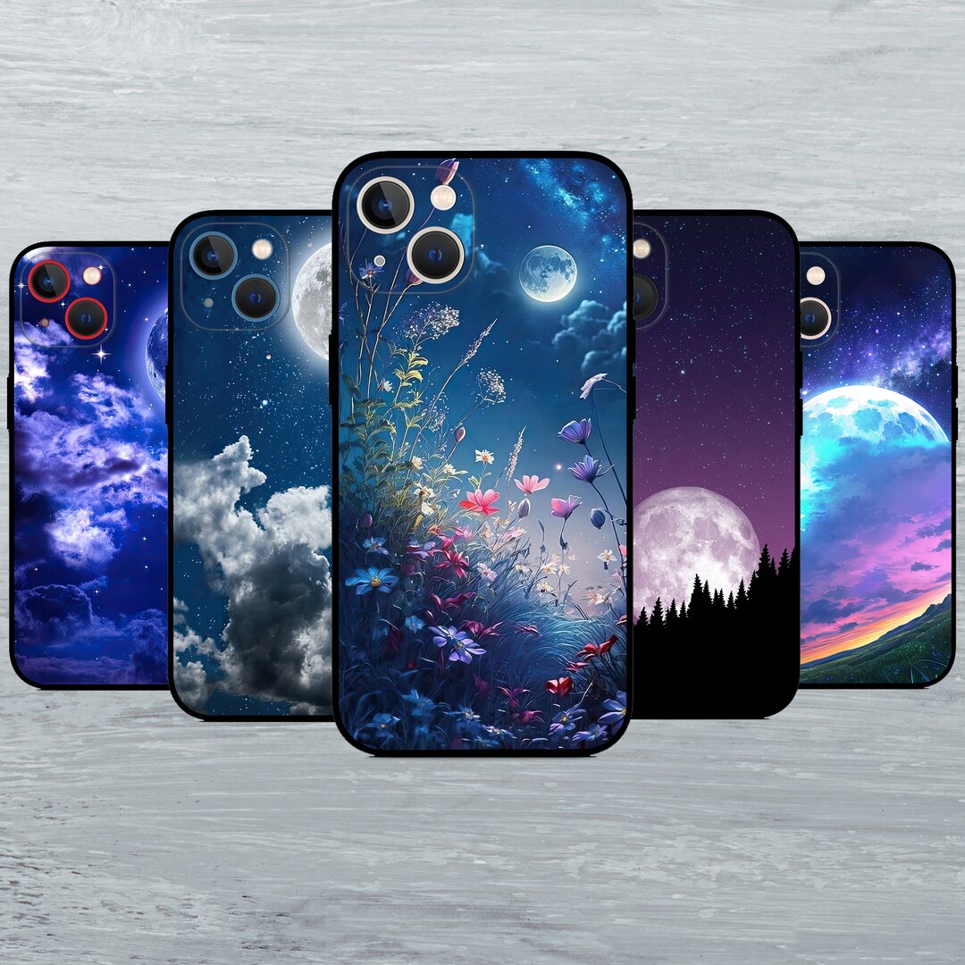 Sky Stars View Dark Trees Shadow Night Phone Case for iPhone - Etsy