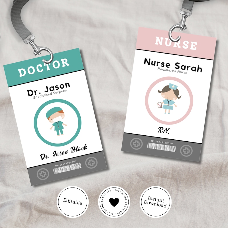 Doctor Name Tag - Etsy