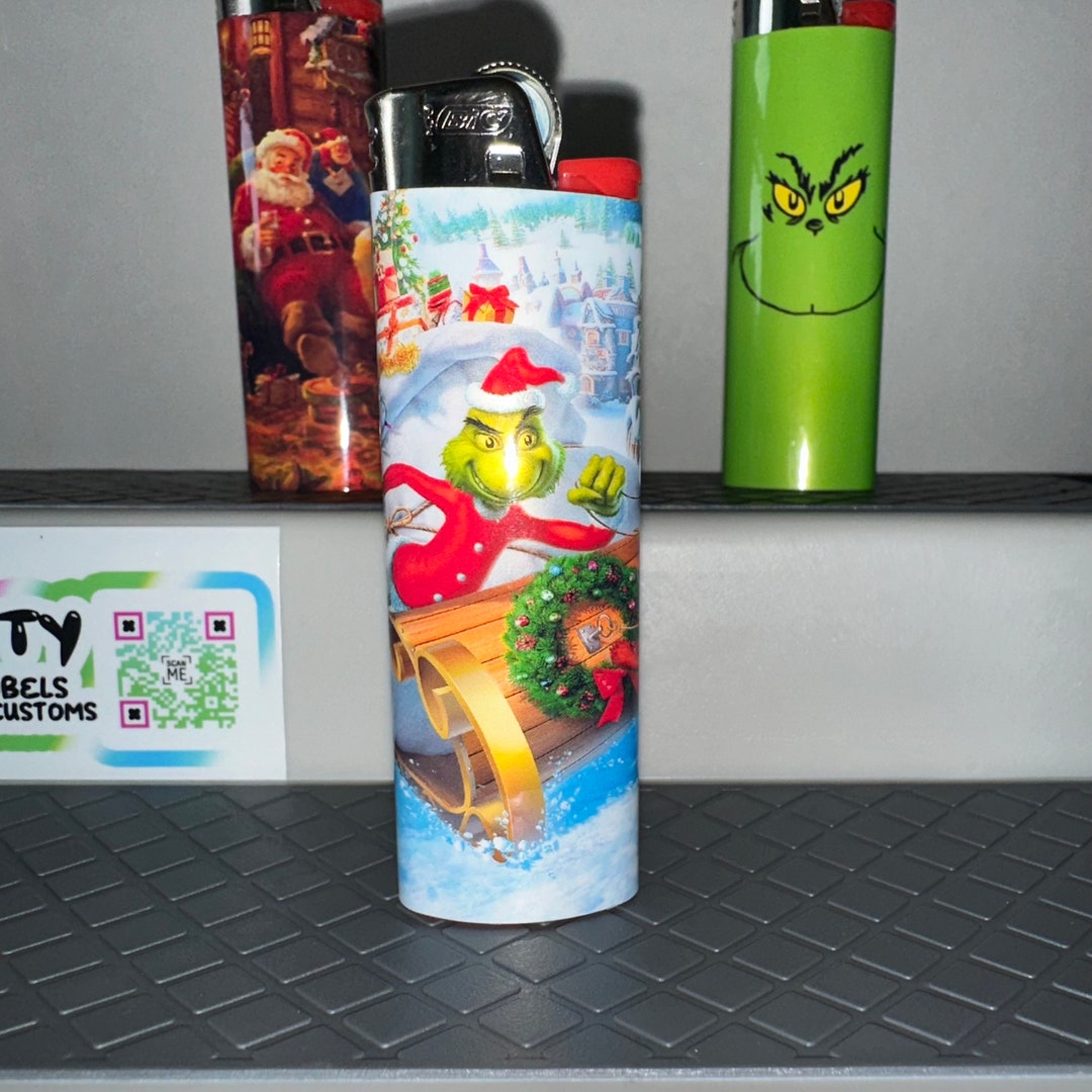 Grinch and Max Lighter, Custom Lighter Wraps, Gangsta, Thug, 420, Gift ...