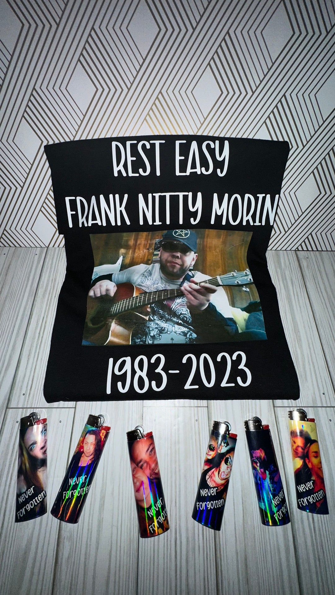 RIP Frank Nitty Morin Tshirt & Lighter Bundle - Etsy