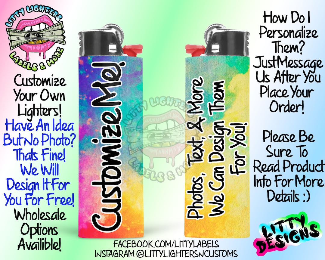 Personalized Custom Lighter With Photo Bulk, Personalized, Christmas ...