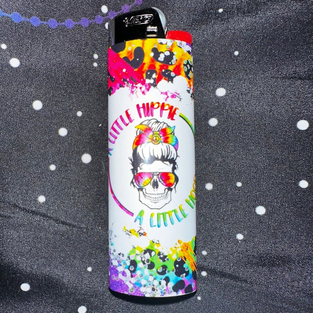 Little Hippie Little Hood Funny Adult BIC Lighter, Custom Lighter Wraps ...
