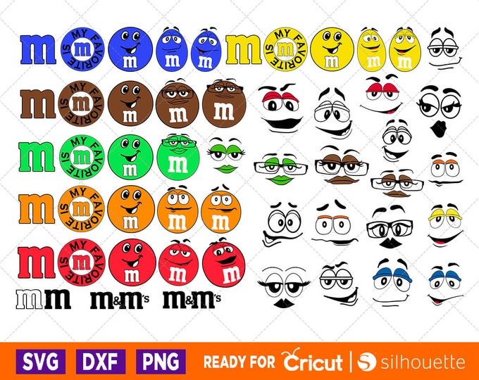 M and M PNG - Etsy