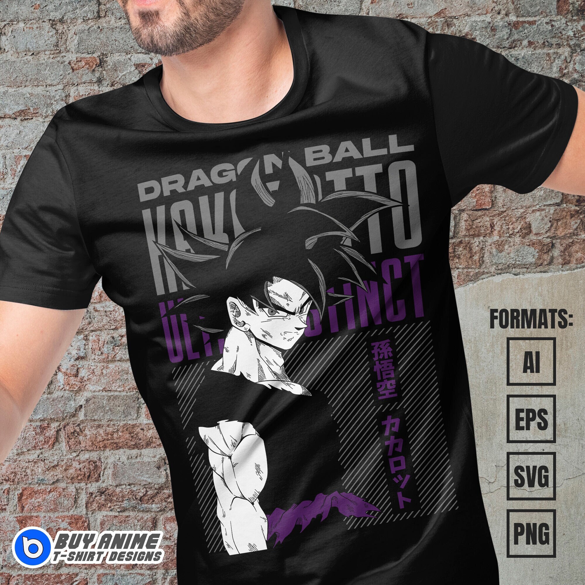 Anime Vector Files, Ready for DTF, DTG, Sublimation Printing, Anime Png ...