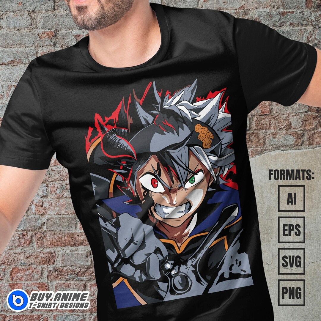 Premium Anime Vector Files, Ready for DTF, DTG, Sublimation Printing ...