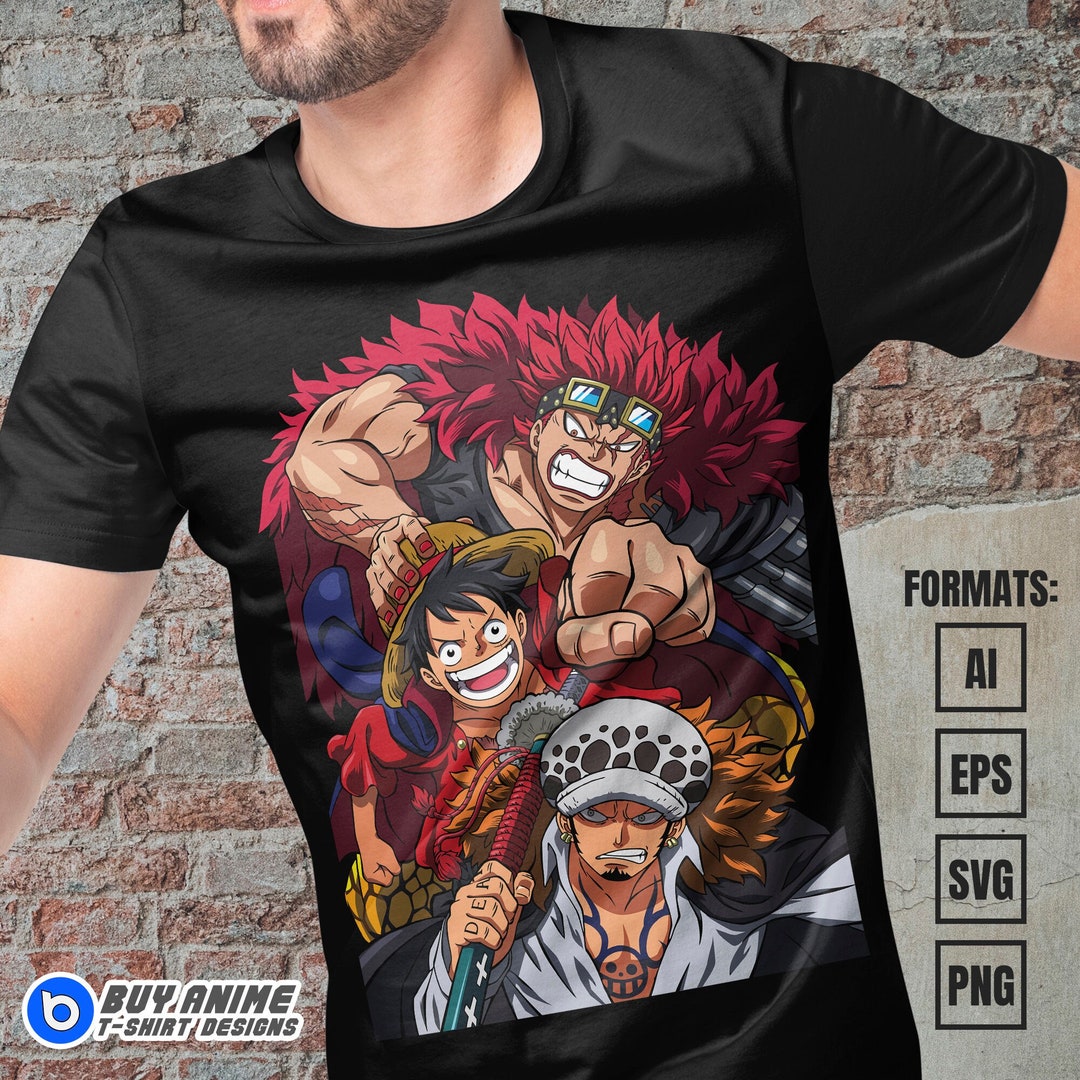 Premium Anime Vector Files, Ready for DTF, DTG, Sublimation Printing ...