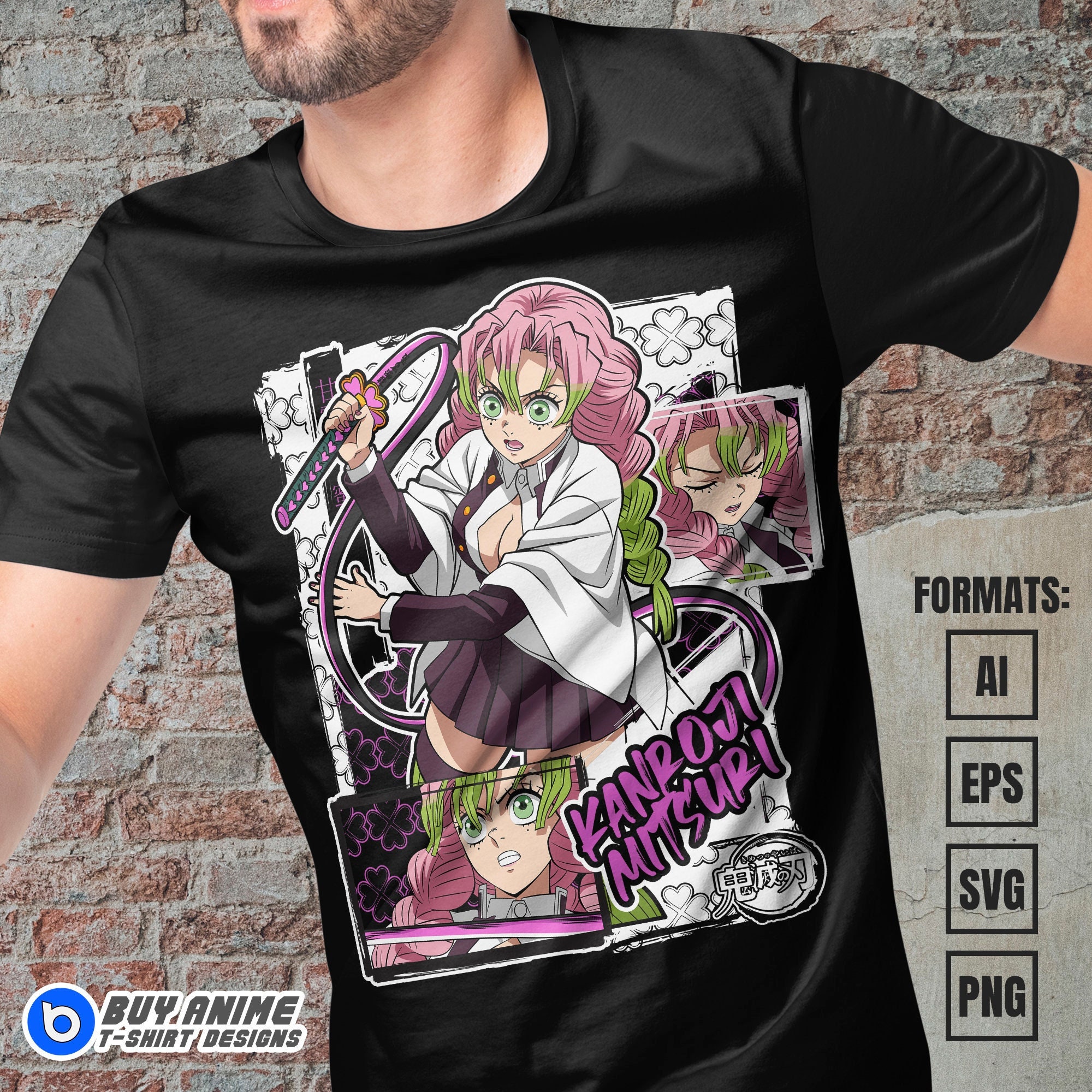 Premium Anime Vector Files Ready for DTF DTG Sublimation - Etsy