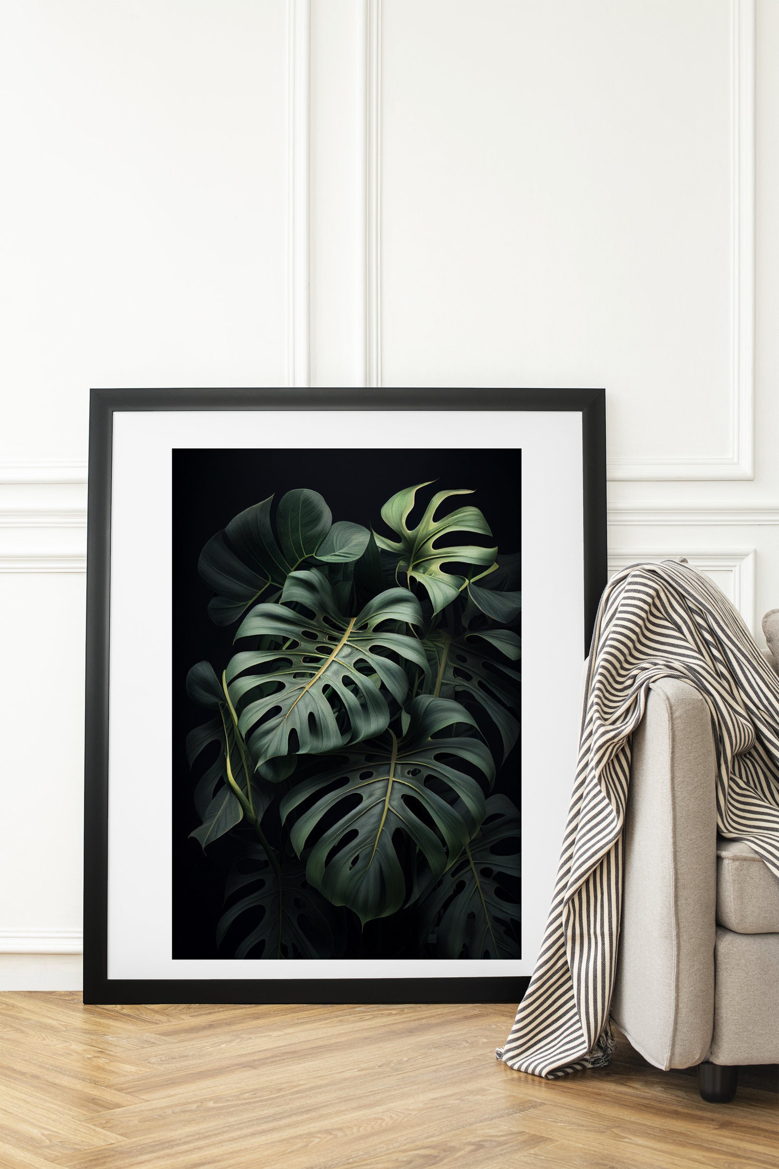Nature Posters, Monstera Leaves, Wall Art, Jungle Plants Art, Digital ...