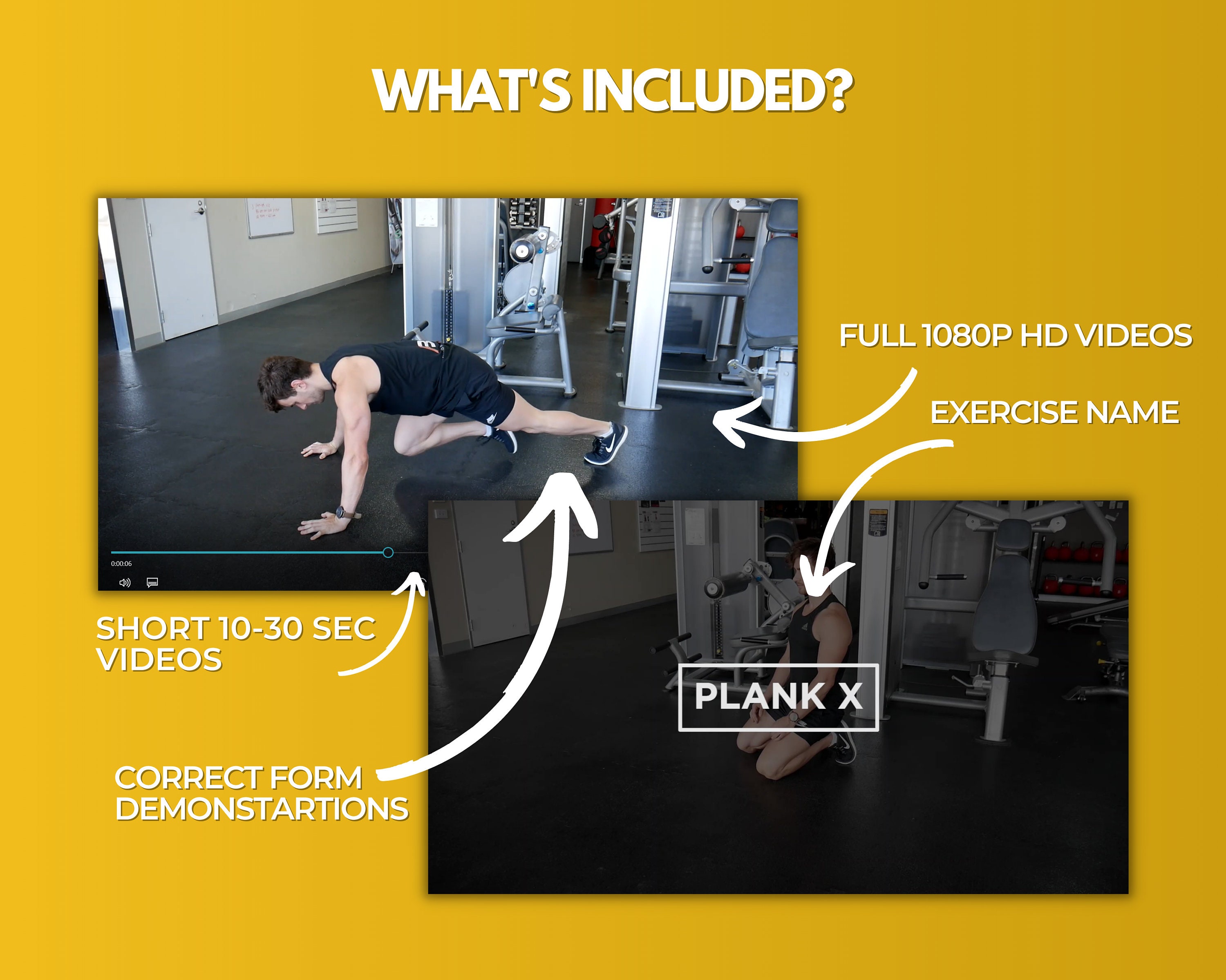 Personal Trainer Exercise Bundle Exercise Videos Fitness Etsy