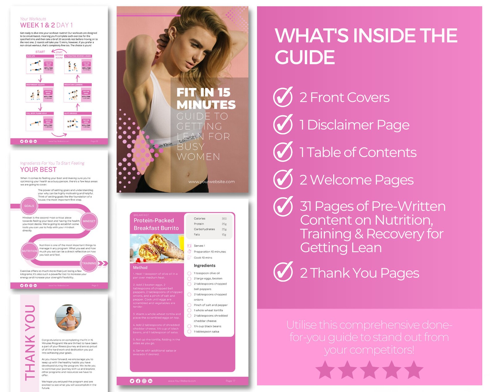 4-week Weight Loss Program 30-day Program Fitness Program - Etsy