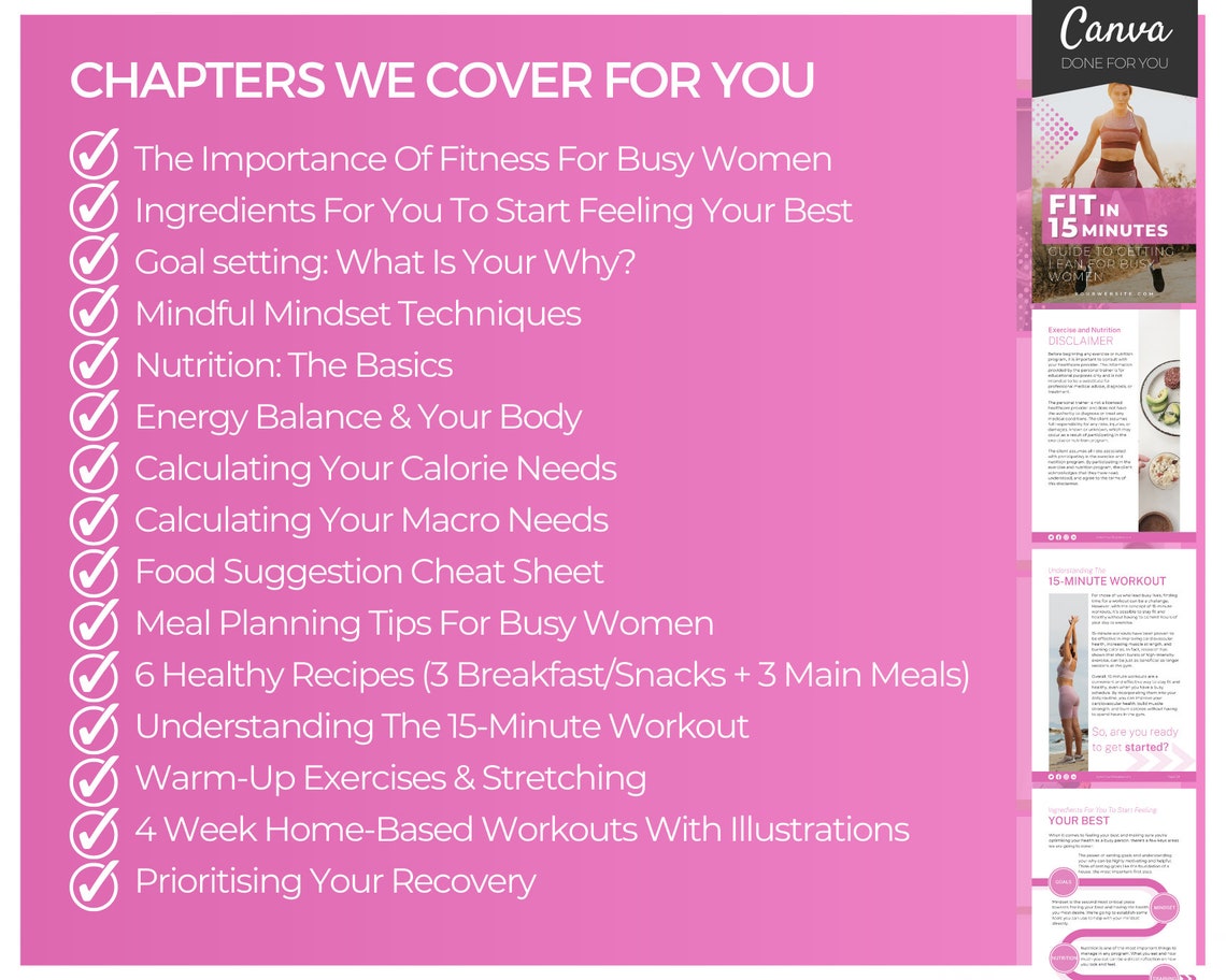 4-week Weight Loss Program 30-day Program Fitness Program - Etsy