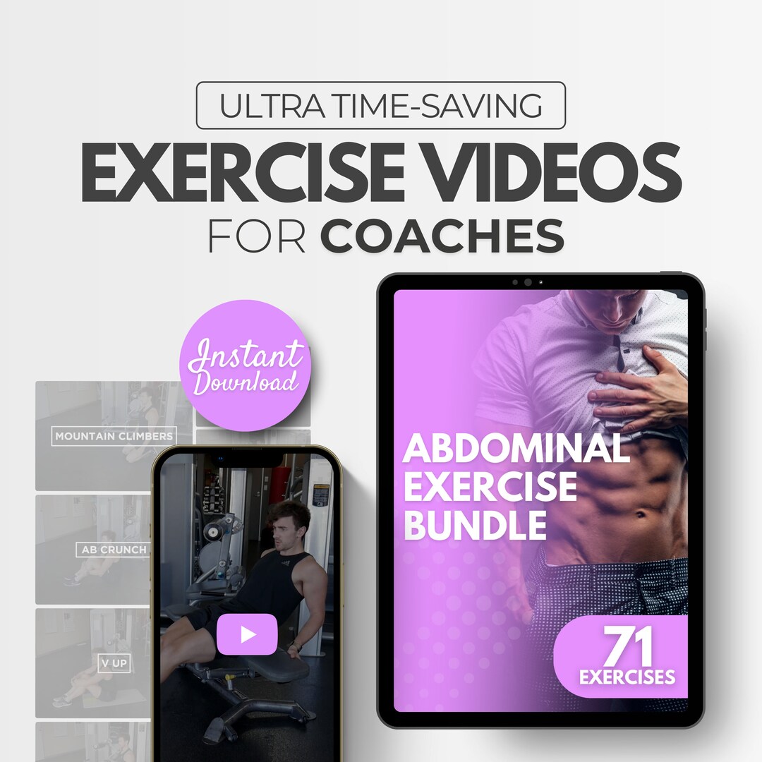 Abdominal Exercise Bundle | Exercise Videos | Fitness Coach | Youtube Videos | Fitness Videos ...