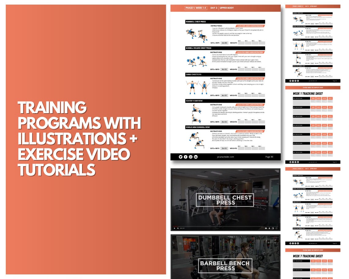 12 Week Fat Loss Program for MEN Program Template Health - Etsy