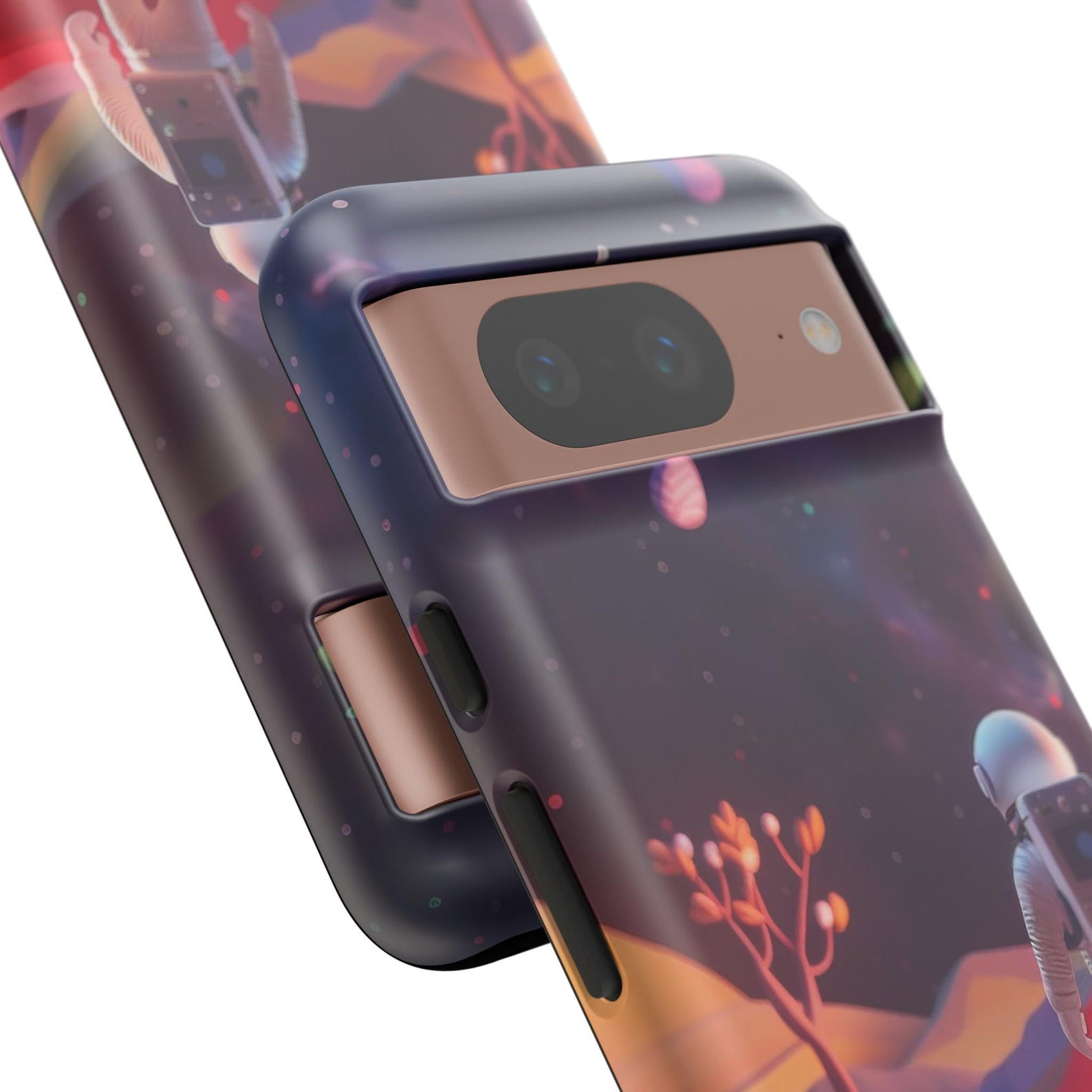 Cartoon Astronaut on Alien Planet Phone Case - Custom Protective Cover ...