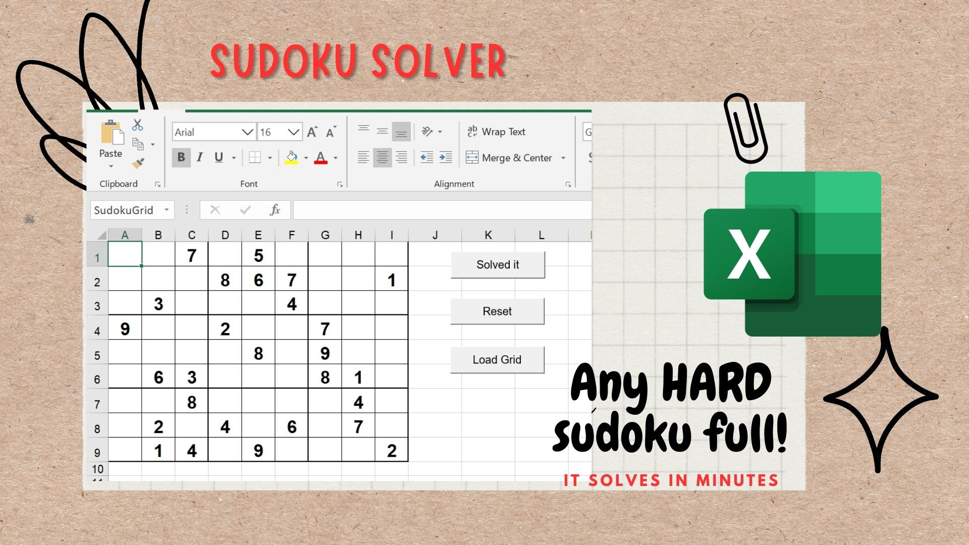 Excel Sudoku Template