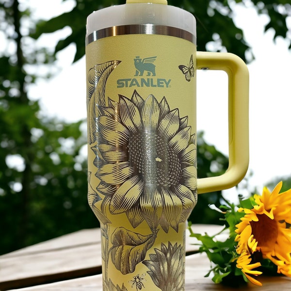 Stanley Cup Design Sunflower - Etsy