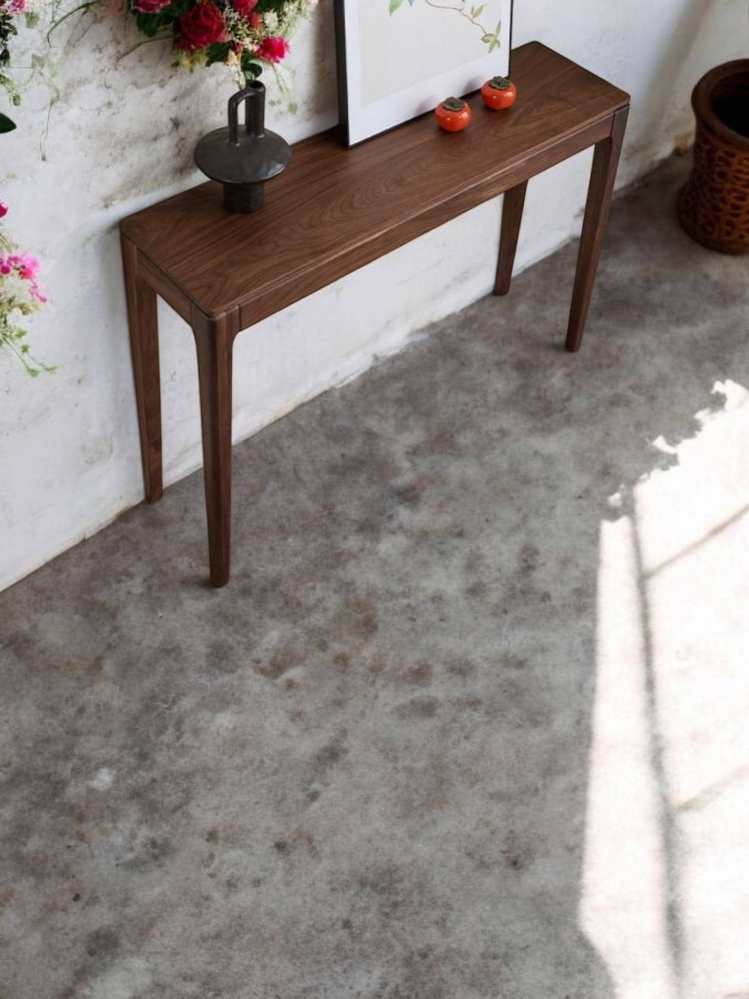 Reclaimed Wood Console Table, Entryway Console Table, Modern Console ...