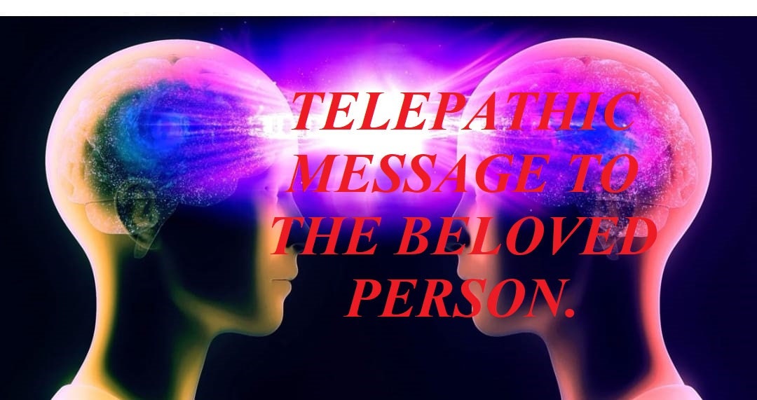 Telepathic Message to the Loved One.1 Message. - Etsy