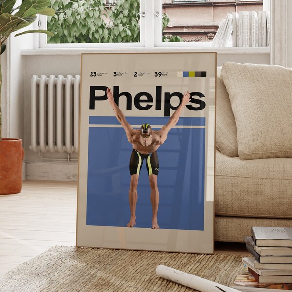 Michael Phelps - Etsy