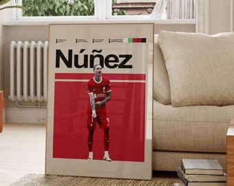 Darwin Nunez Poster - Etsy UK