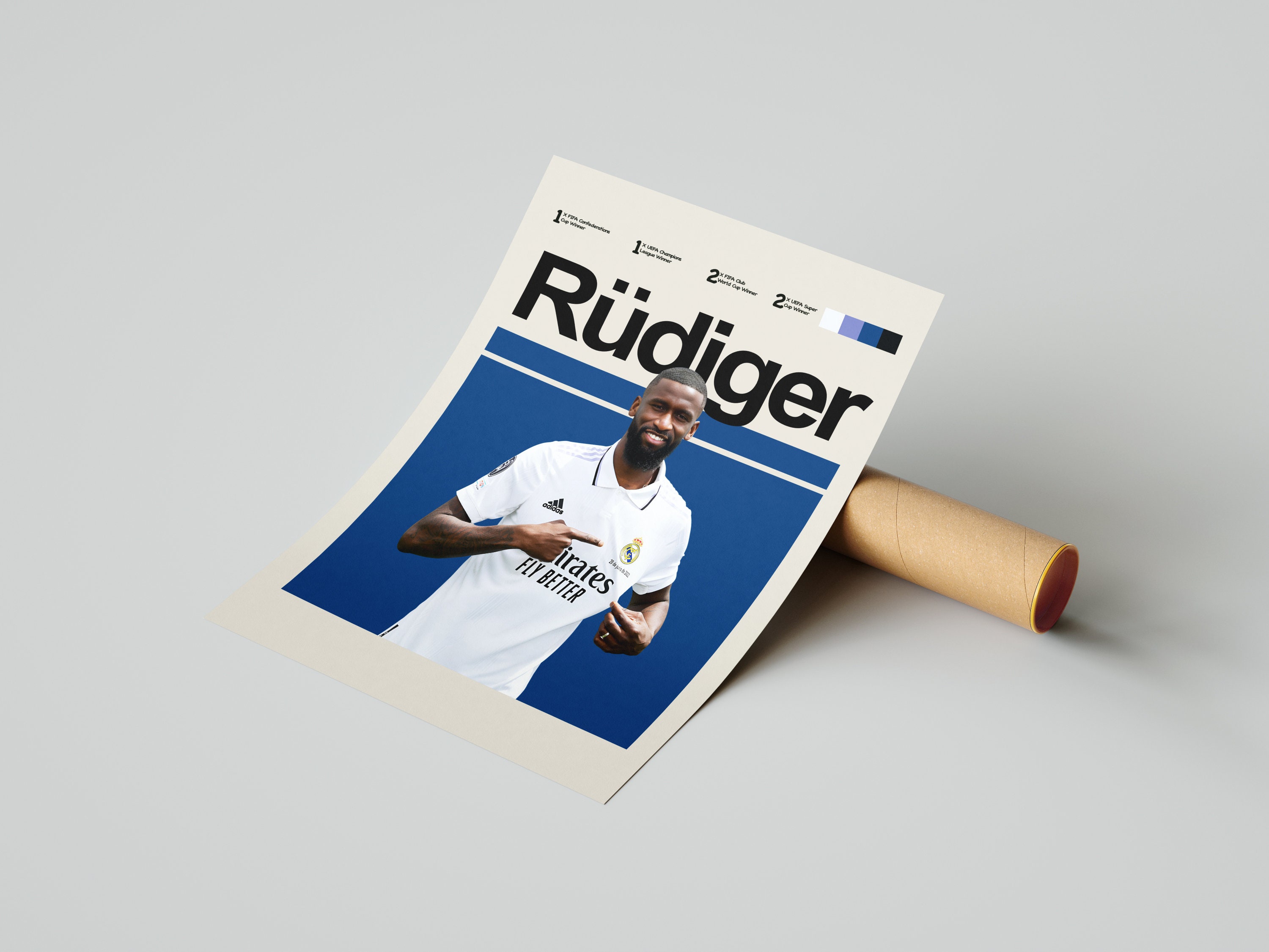 Antonio Rudiger Poster Minimalist Poster Rüdiger Poster - Etsy